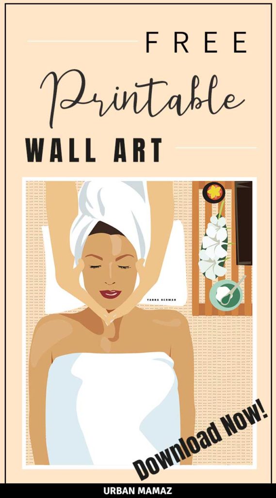"Beauty Salon" Free Printable Wall Art / Illustration - Urban Mamaz Shop