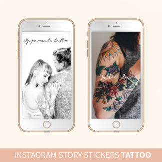 TATTOO Instagram Stickers - Urban Mamaz Shop