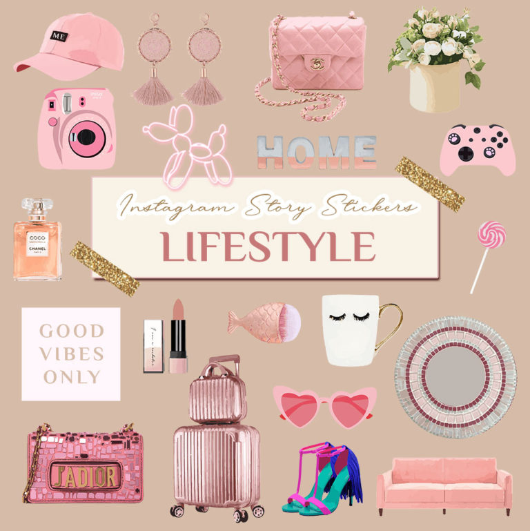LIFESTYLE Instagram Clip Art – IG Story Stickers - Urban Mamaz Shop