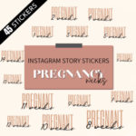 Instagram story sticker pack for MOMS – XXL Bundle - Urban Mamaz Shop