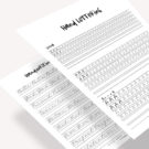 Digital/Printable Hand Lettering Workbook | Printable Handwriting ...