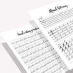 Digital/Printable Hand Lettering Workbook VOL2 | Printable Handwriting ...