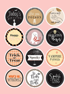 Halloween PNG Vector Graphic Files - Printable Stickers | Printable ...