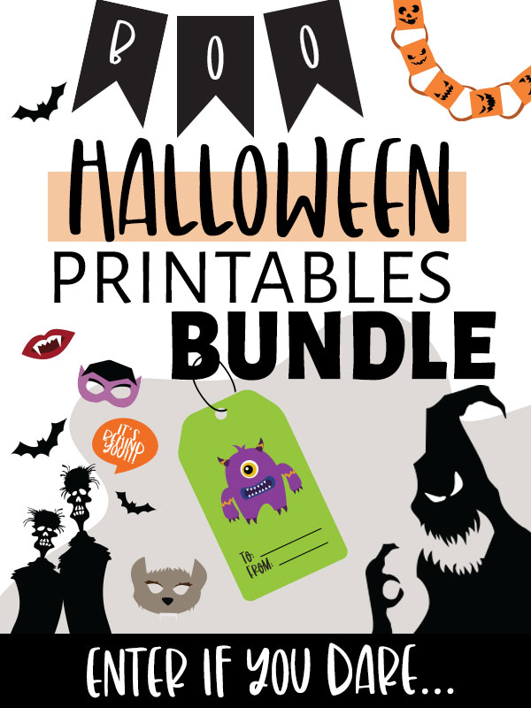 Free Printable Halloween Decorations | DIY Halloween Printables - 100 ...